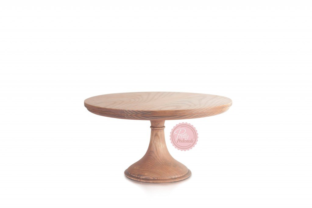 Rustic Wood Cake Stand The Pretty Table