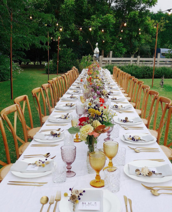 Yellow Glassware Hire - Pretty Pedestals Sydney