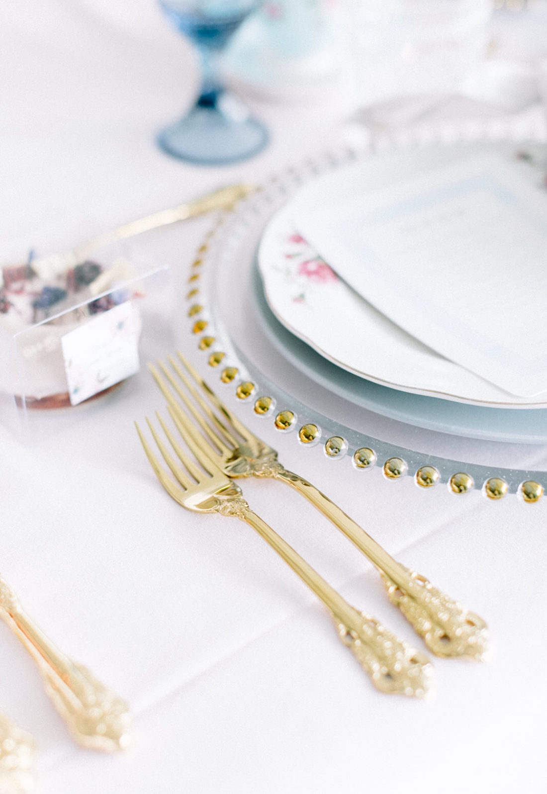 Gold Vintage Cutlery Hire - The Pretty Table - Event Hire