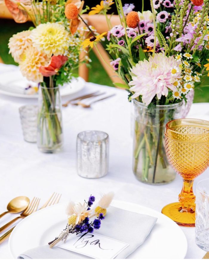 Yellow Glassware Hire - Pretty Pedestals Sydney