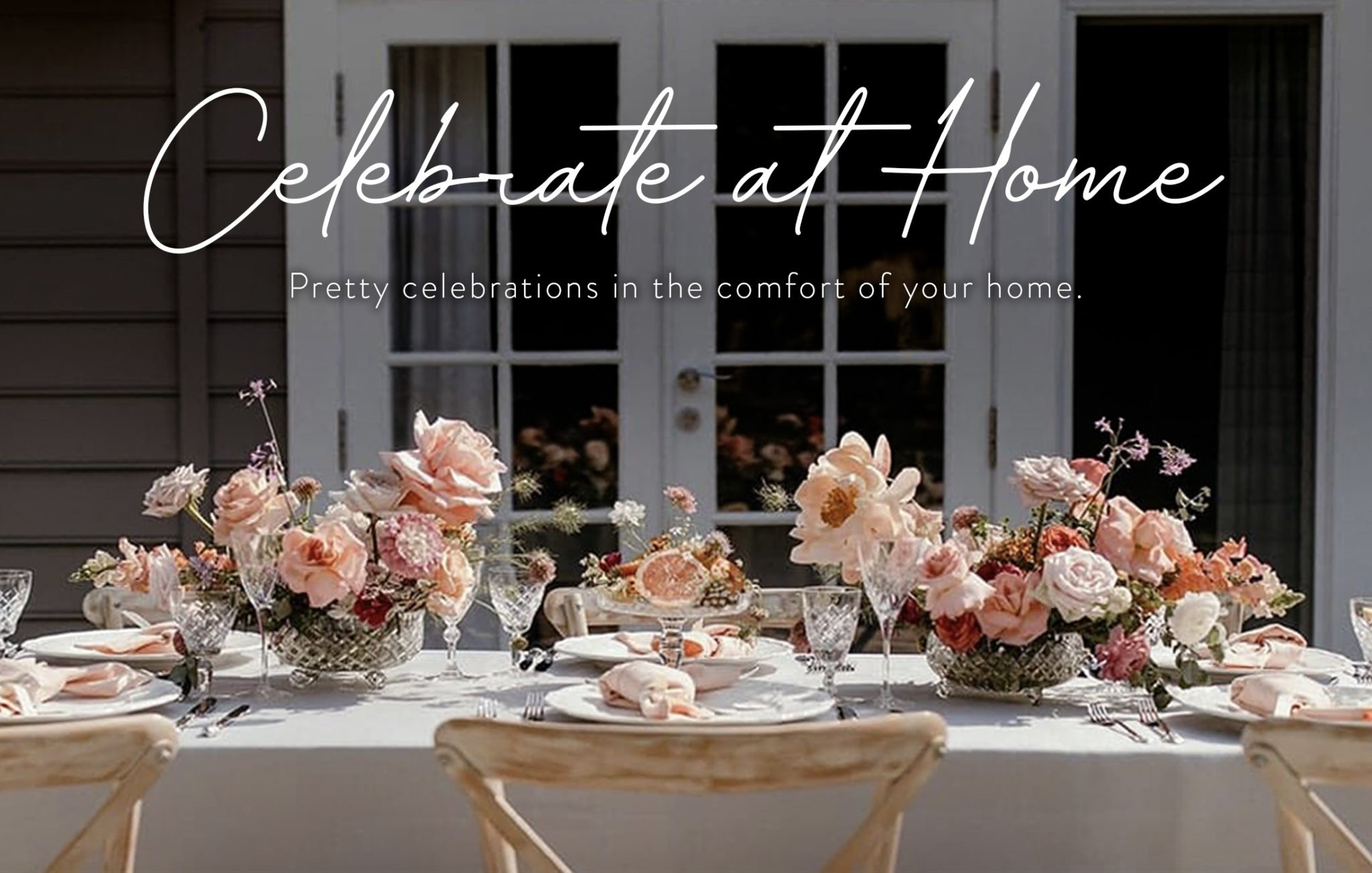 Celebrate At Home - Pretty Pedestals - Sydney Tableware & Decor Hire