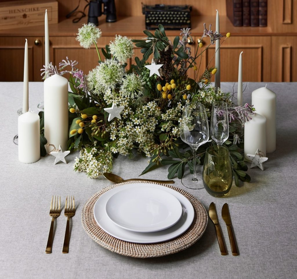 Australian Christmas Table - The Pretty Table - Tablewar Hire