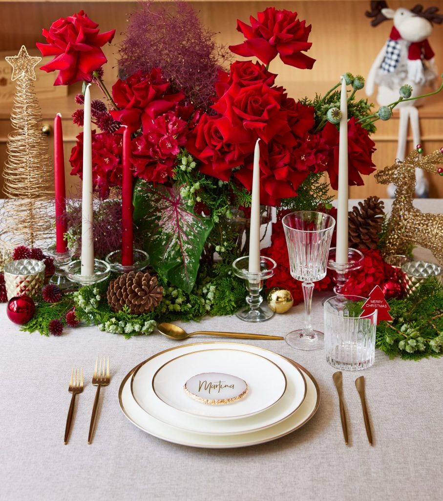 Christmas Tableware Hire - The Pretty Table - Event Hire