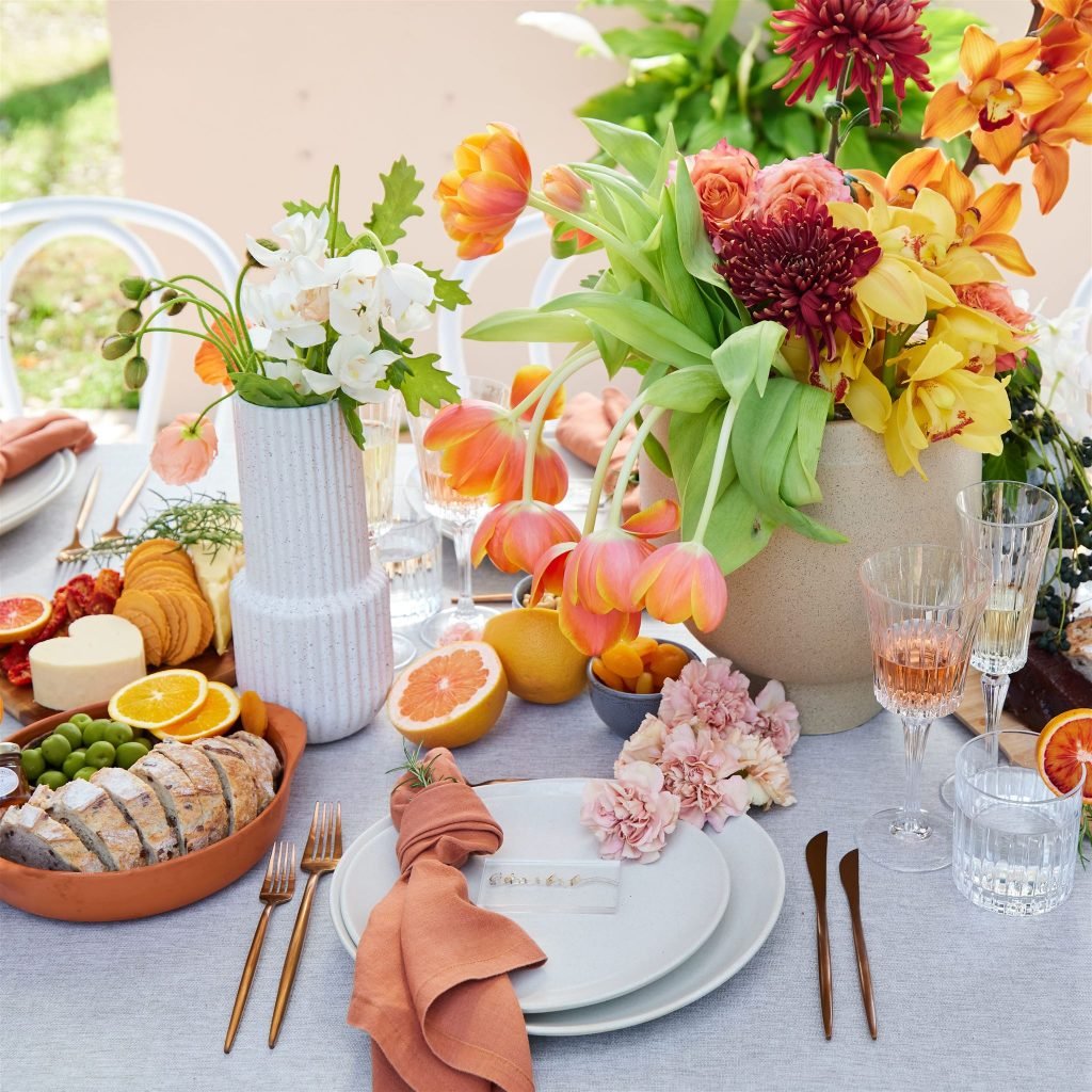 Terracotta Napkin Hire - The Pretty Table - Table Linen Hire