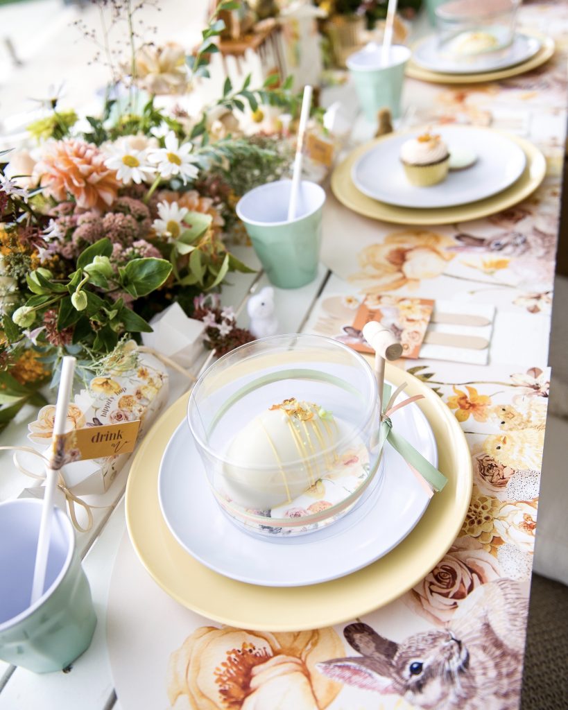 Easter Tablescape - The Pretty Table - Tableware Hire