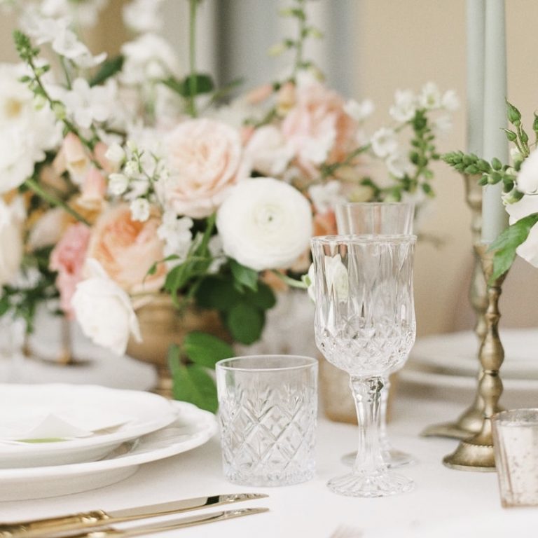Glassware Hire - The Pretty Table - Sydney Wedding Hire