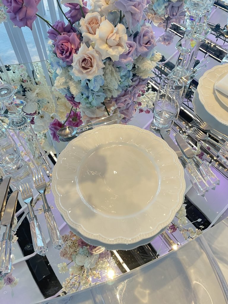 Silver & Clear Acrylic Cutlery Hire - The Pretty Table