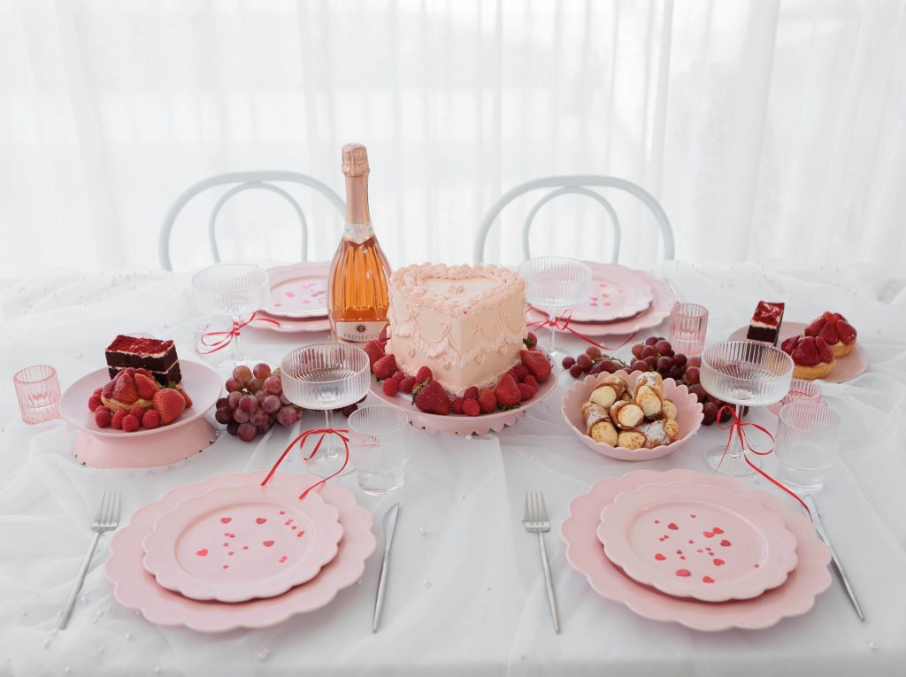 Scallop Pink Platter Hire - The Pretty Table - Tableware Hire